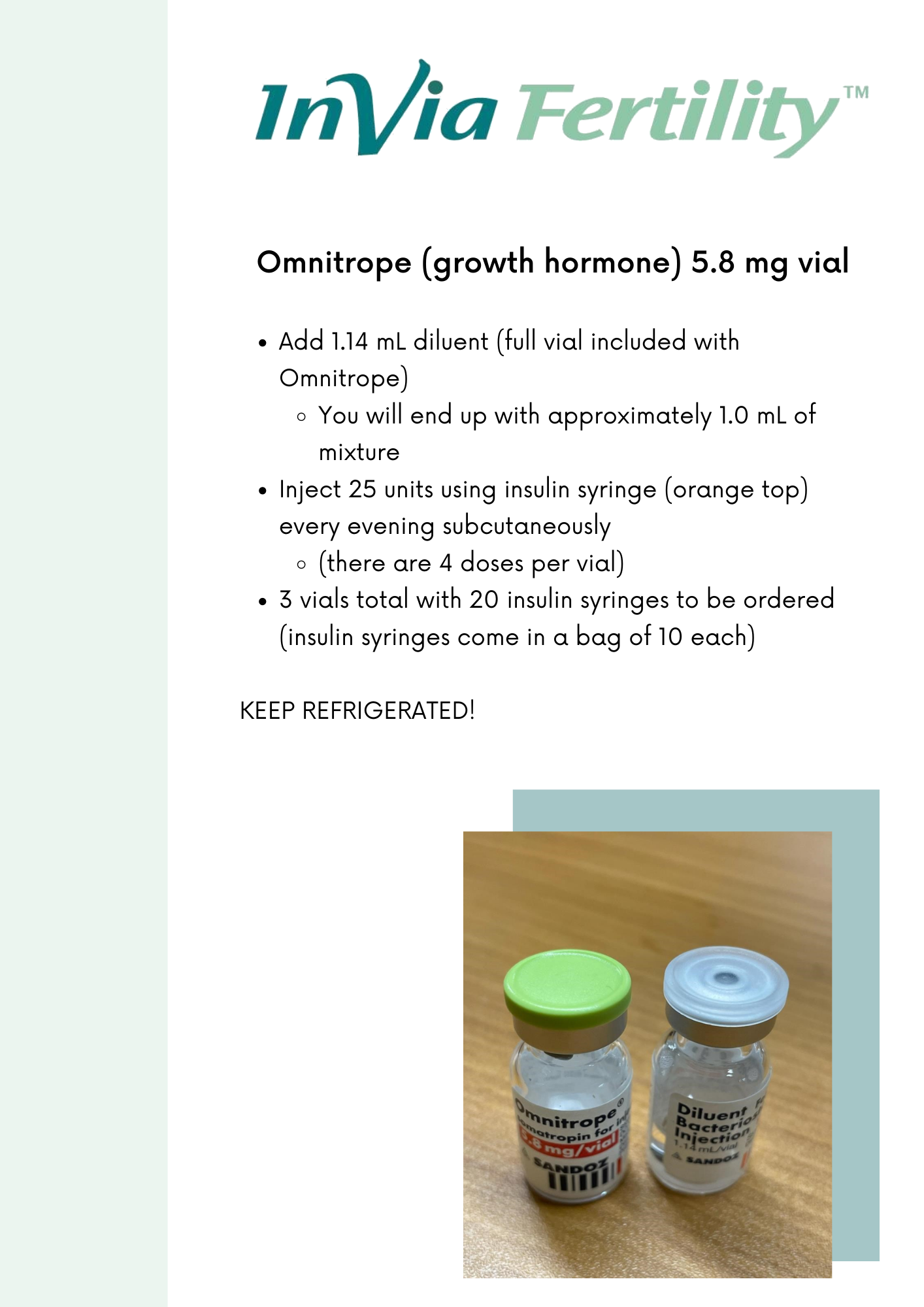 InVia Fertility Injection Videos